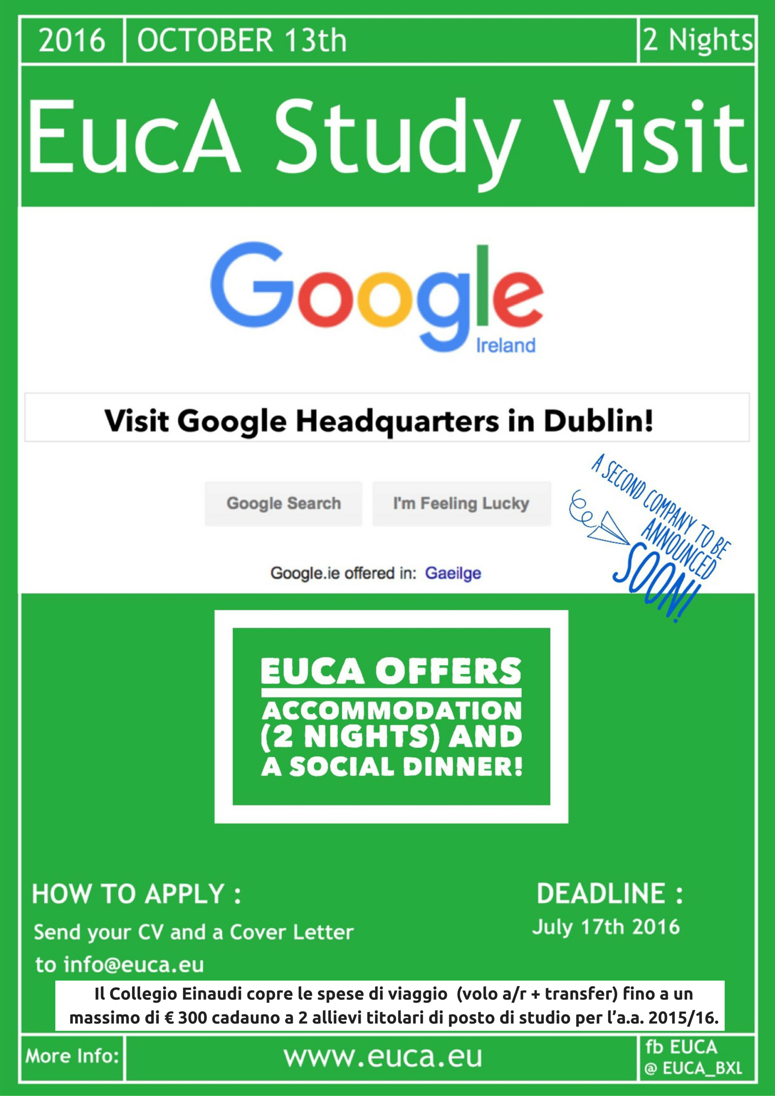 Euca visit 2016 - Collegio di Milano